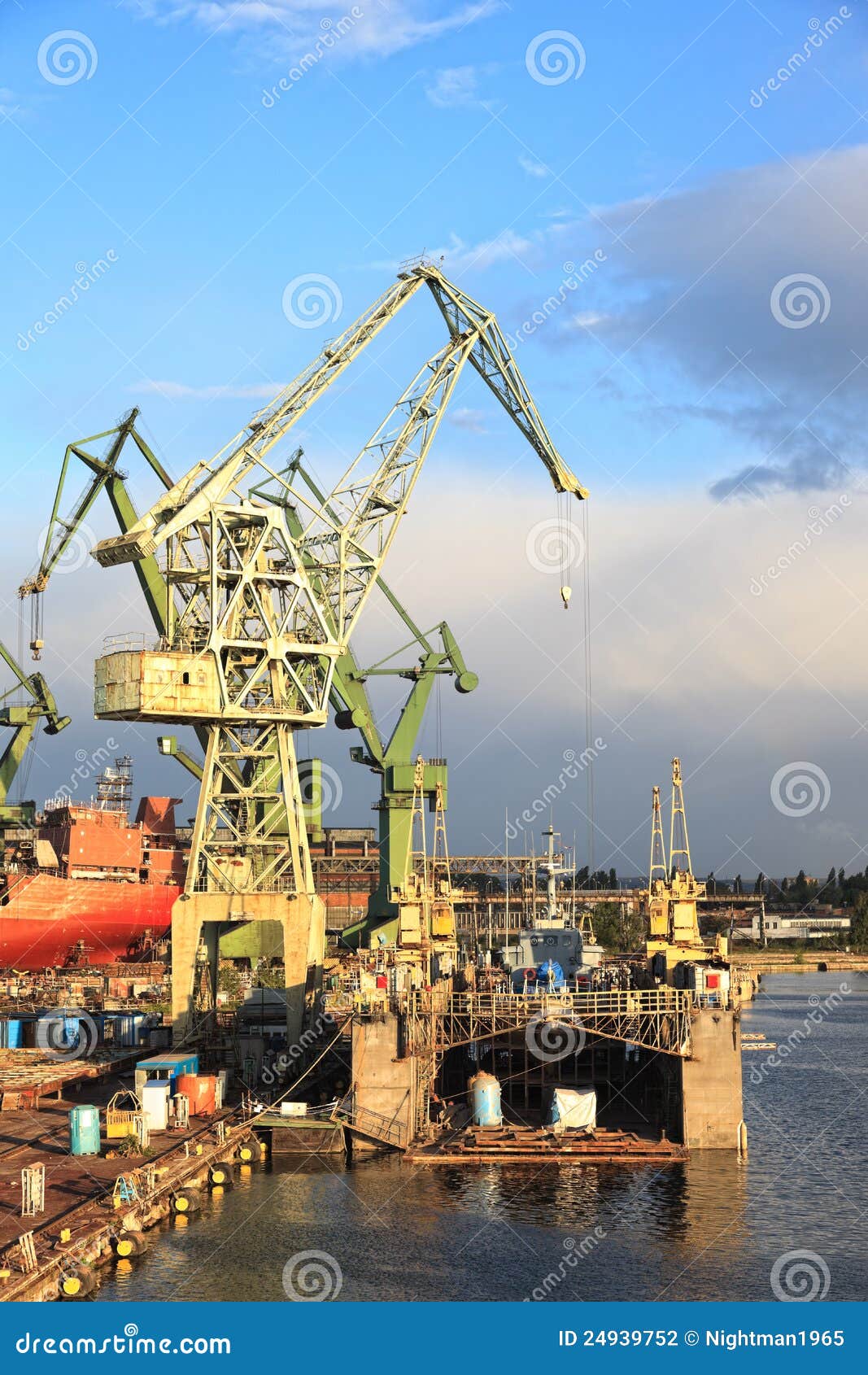 Shipbuilding industry stock photo. Image of industry - 24939752