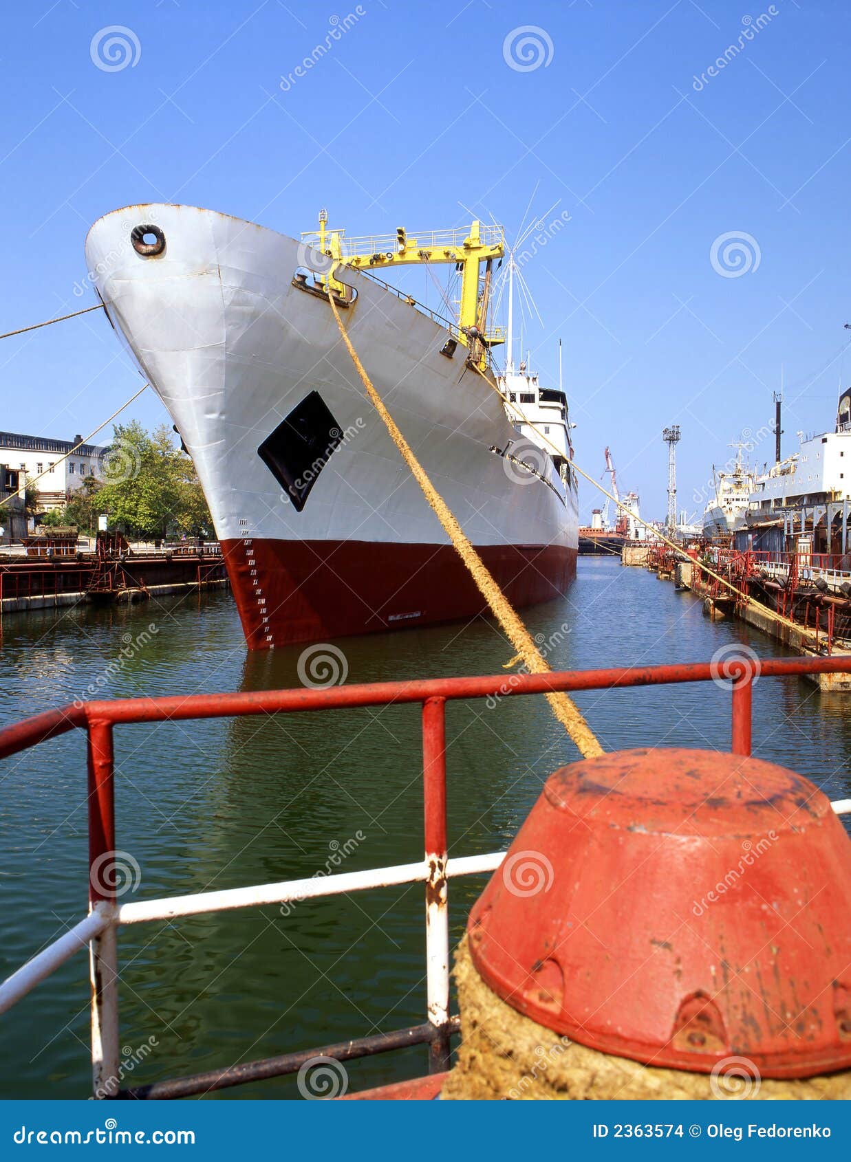 Shipbuilding, ship repair stock photo. Image of construction - 2363574