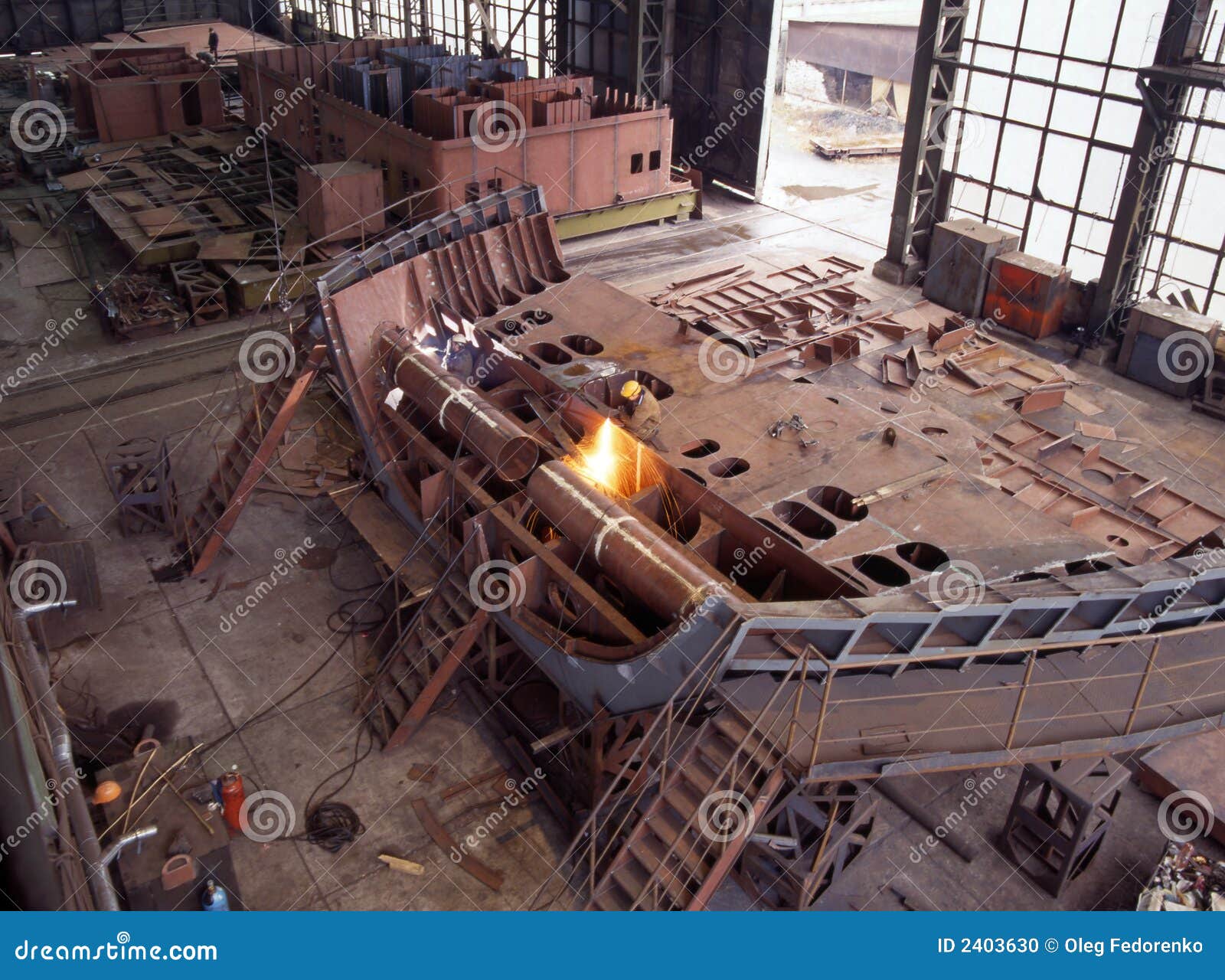 Shipbuilding, ship repair stock photo. Image of freight - 2403630