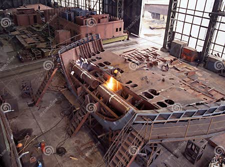 Shipbuilding, ship repair stock photo. Image of freight - 2403630