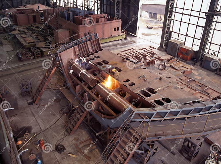 Shipbuilding, ship repair stock photo. Image of freight - 2403630