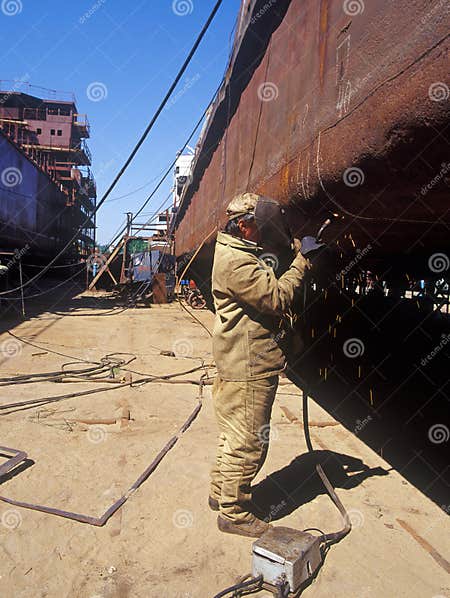 Shipbuilding, ship repair stock image. Image of shipbuilding - 3486027