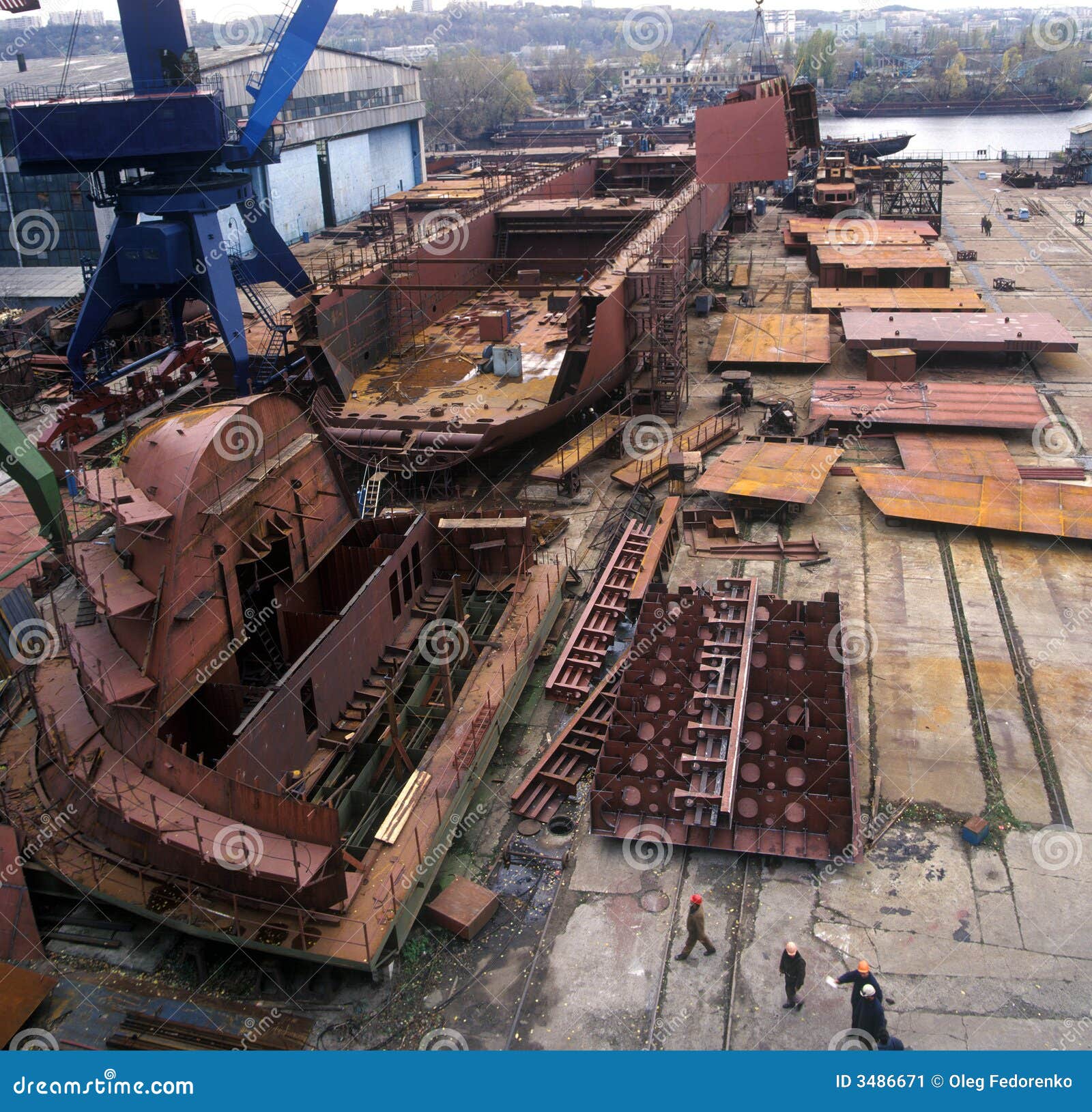 Shipbuilding, ship repair stock image. Image of shipbuilding - 3486671
