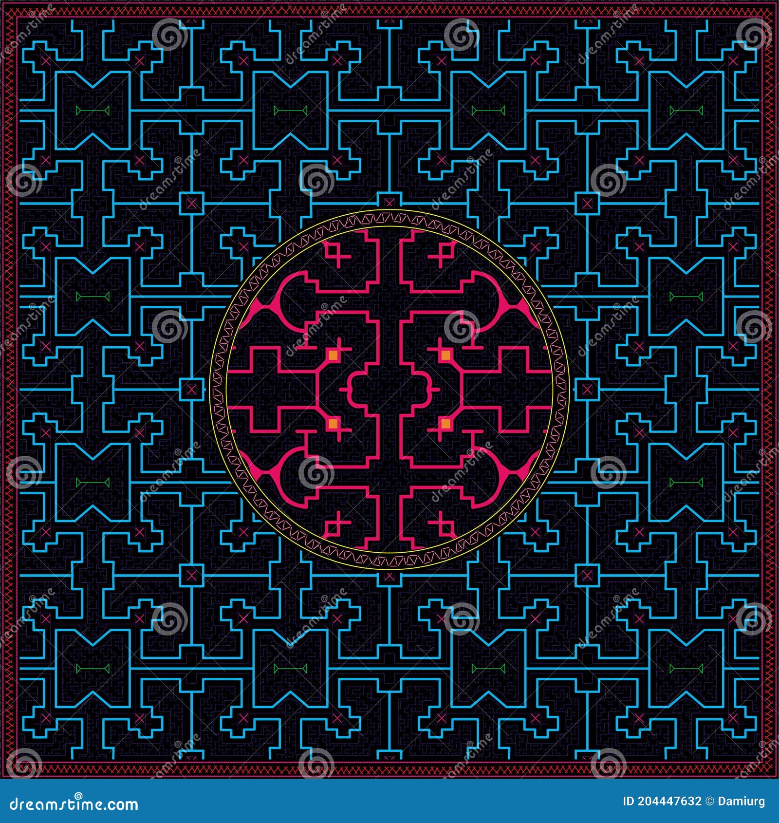 2 of 12 Shipibo Conibo Artwork Patterns HD Set Stock Vector ...