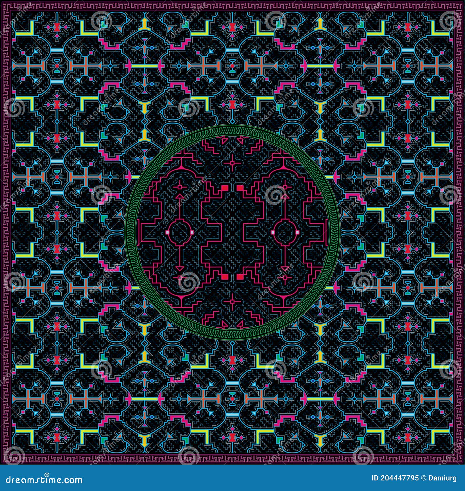 10 Of 12 Shipibo Conibo Artwork Patterns HD Set Cartoon Vector ...