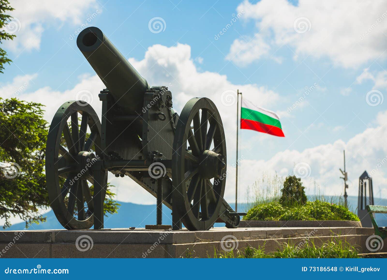 Shipka Pass Freedom Monument Cannon Stock Photo - Image of cannon ...
