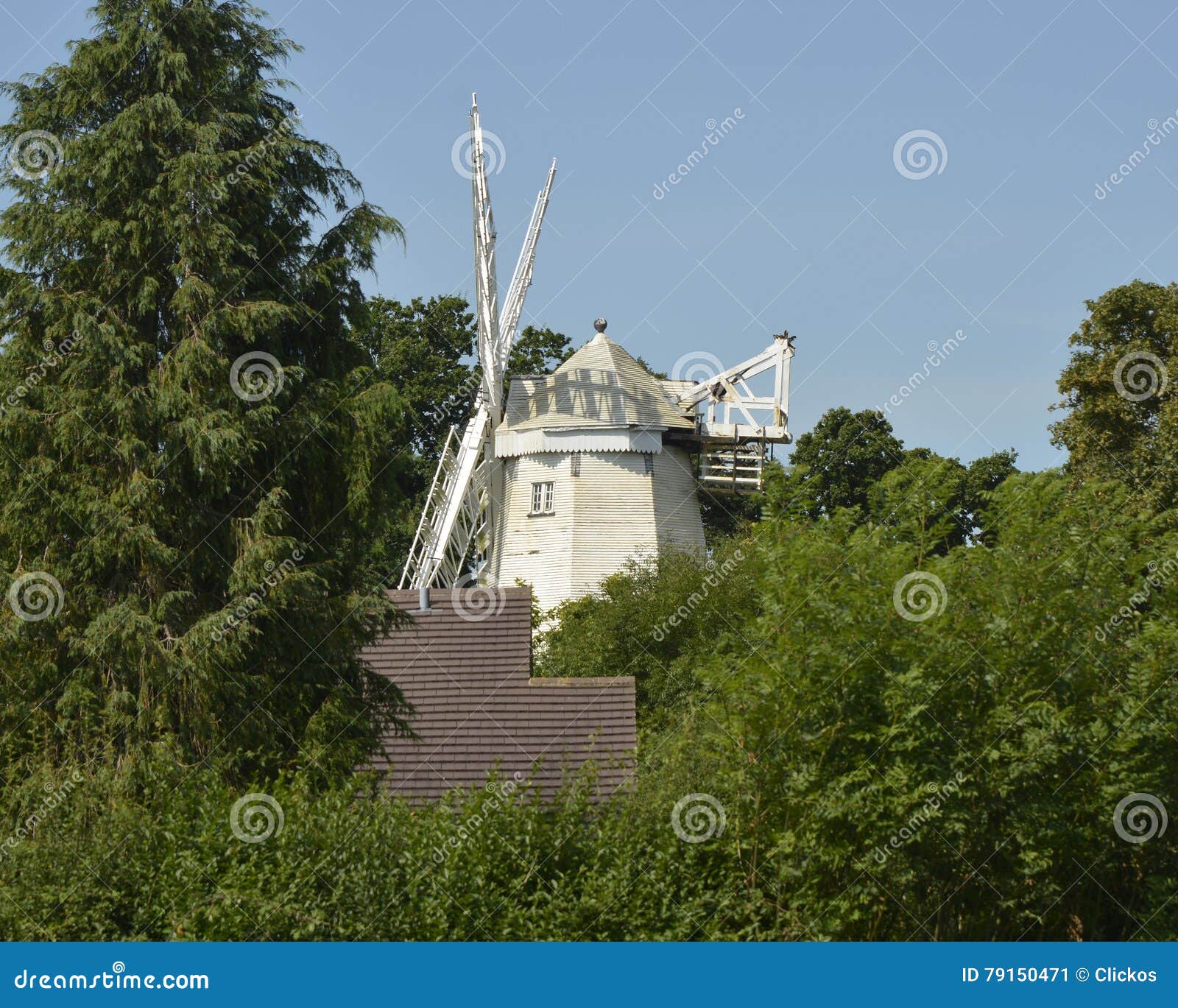 Shipley Windmill, Sussex, England Editorial Photo - Image of tower ...