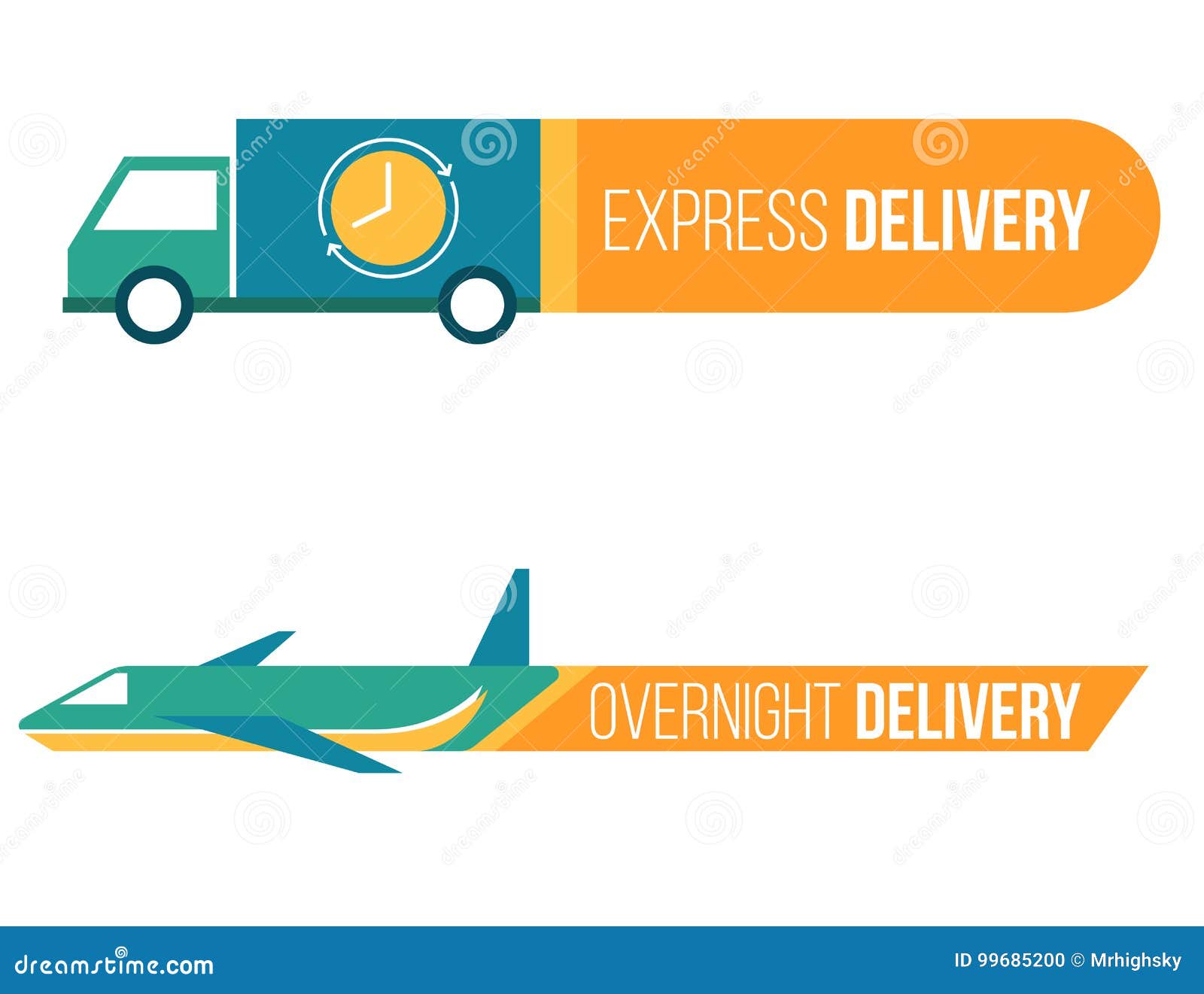 Shipment and Delivery Stickers Stock Vector - Illustration of shipment ...