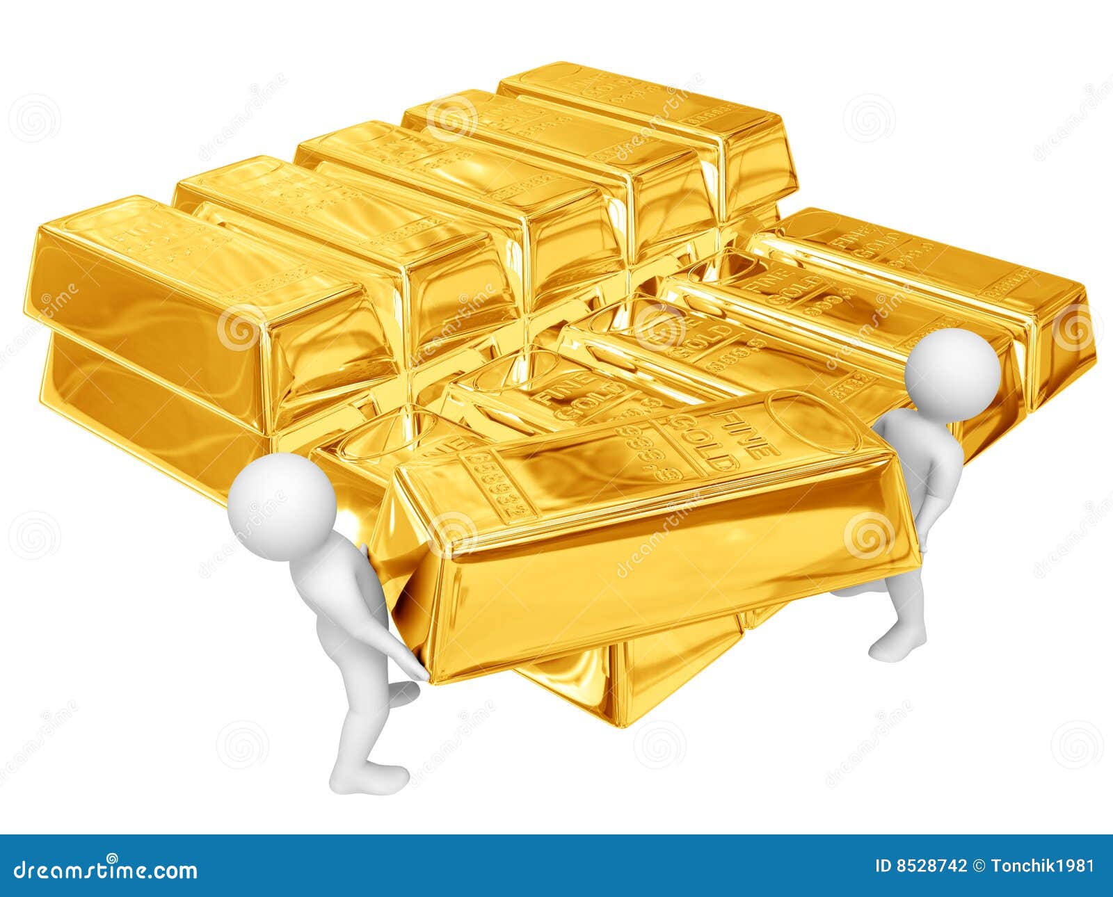 Shipment of gold stock illustration. Illustration of finance - 8528742