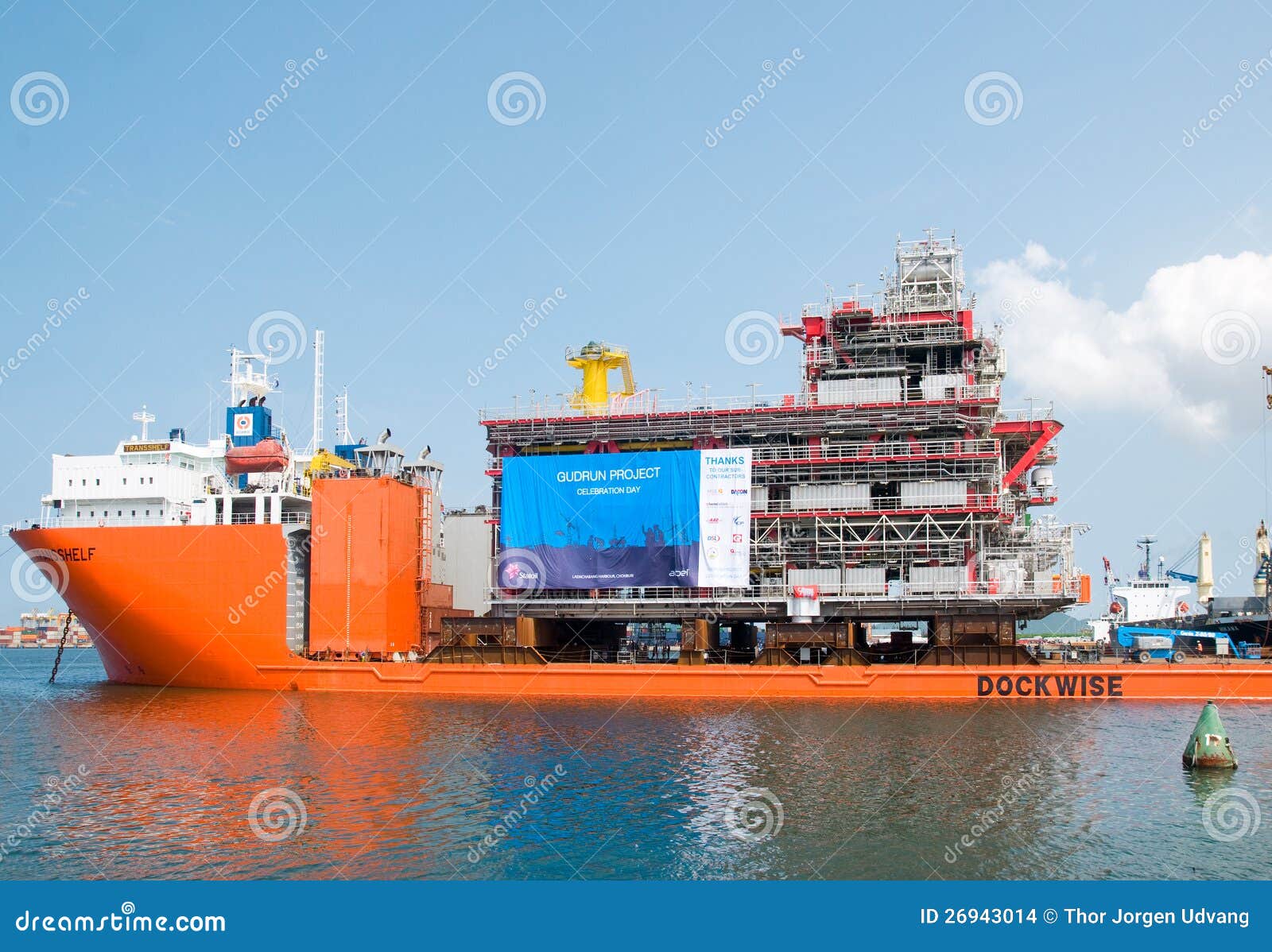 Shipment of Oil Rig Module from Thailand To Norway Editorial Stock ...