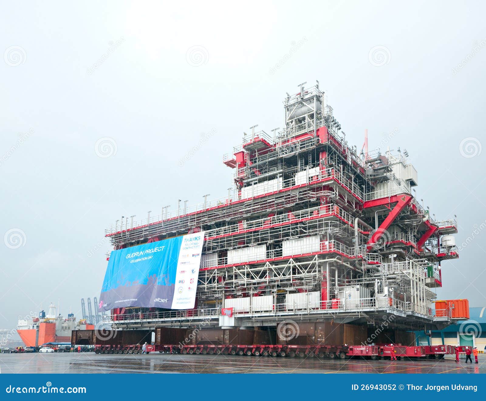Shipment Of Oil Rig Module From Thailand To Norway Editorial Image ...