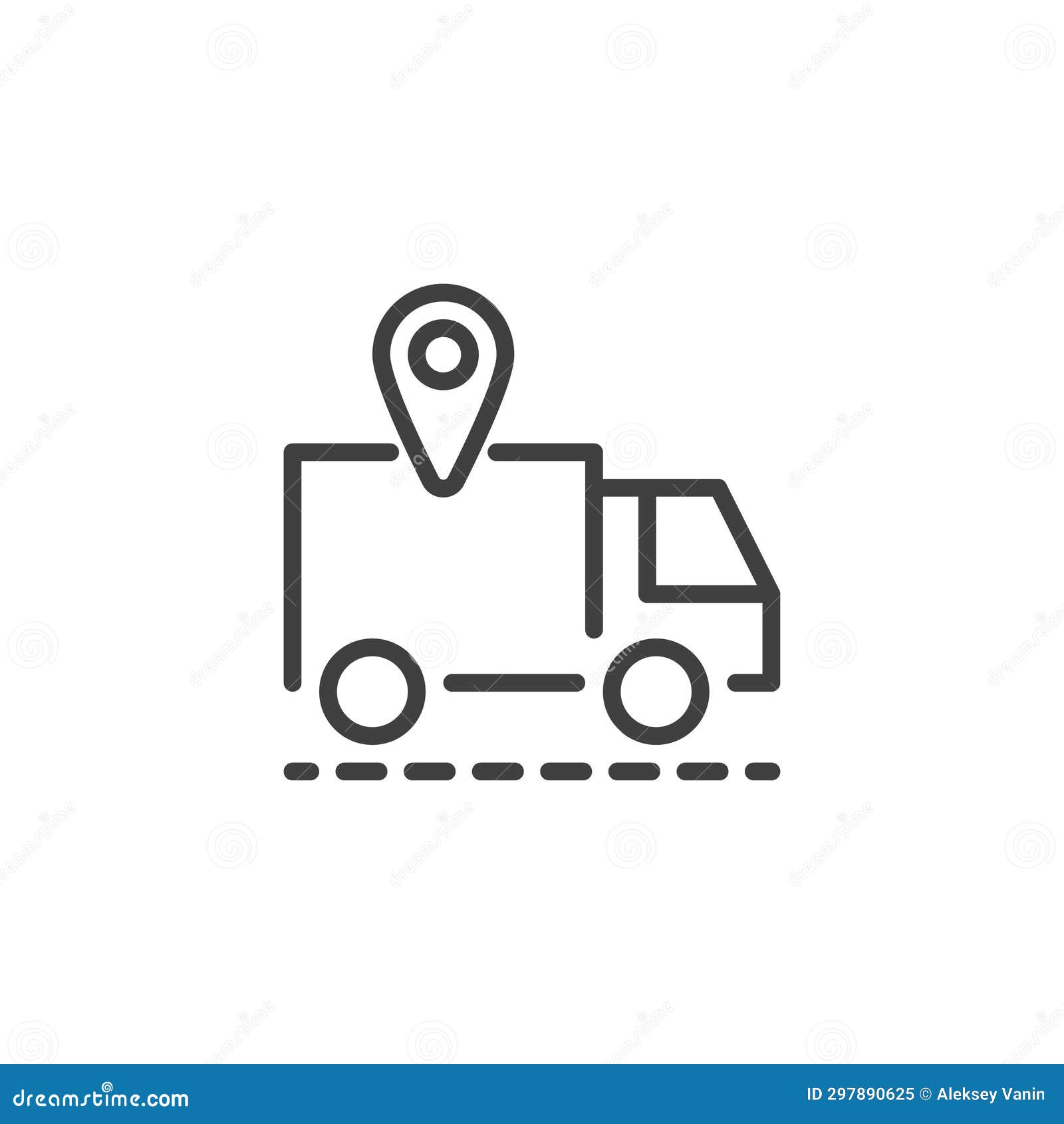 Shipment Tracking Line Icon Stock Vector - Illustration of shipment ...
