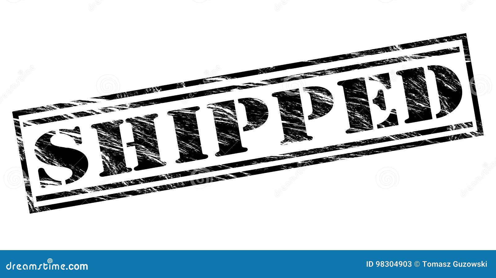 Shipped black stamp stock illustration. Illustration of icon - 98304903