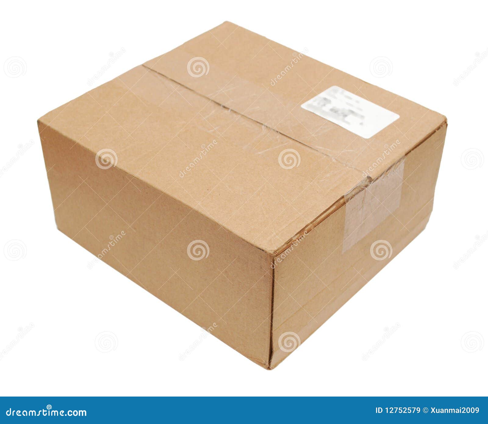 Shipping box stock image. Image of storage, card, paper - 12752579