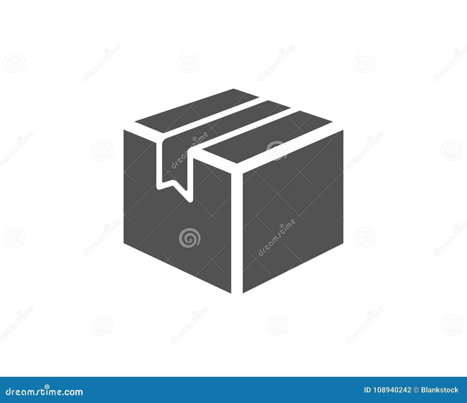 Shipping Box Simple Icon. Logistics Delivery Sign Stock Vector ... Shipping Box Simple Icon. Logistics Delivery Sign Stock Vector ...
