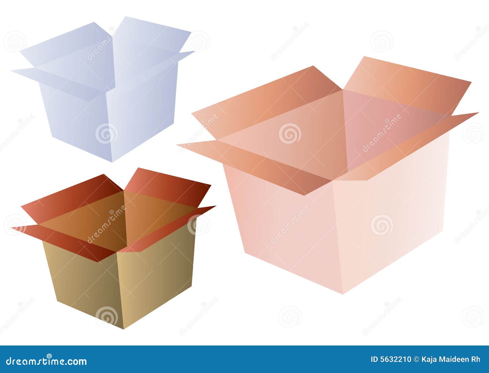 Shipping box vector stock vector. Illustration of container - 5632210