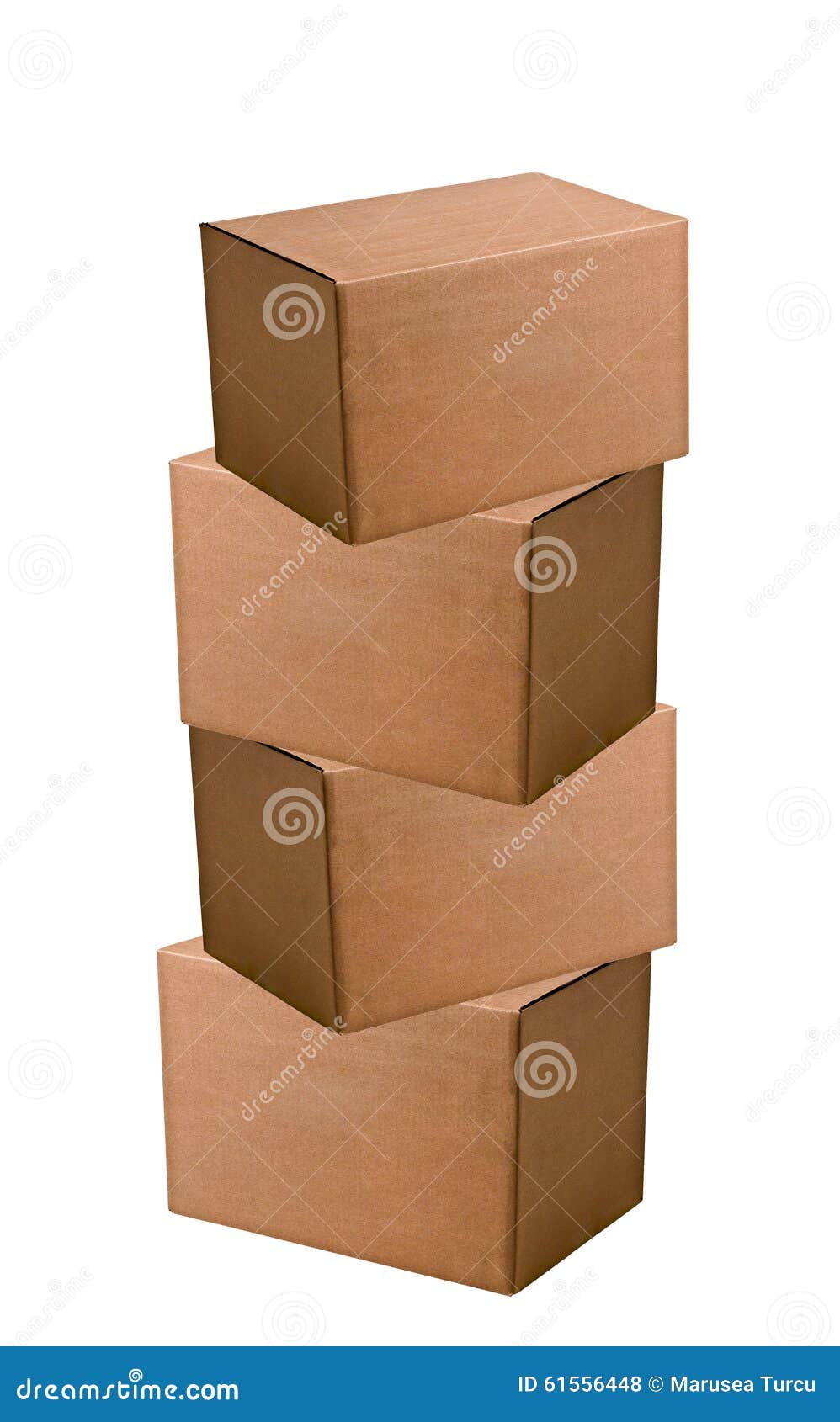 Shipping boxes stock photo. Image of high, beige, container - 61556448