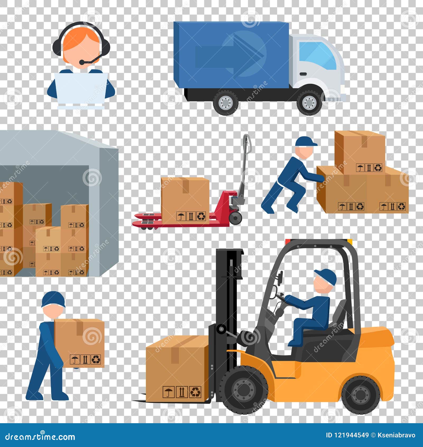 Shipping, Cargo Shipping Production Vector Stock Vector - Illustration ...