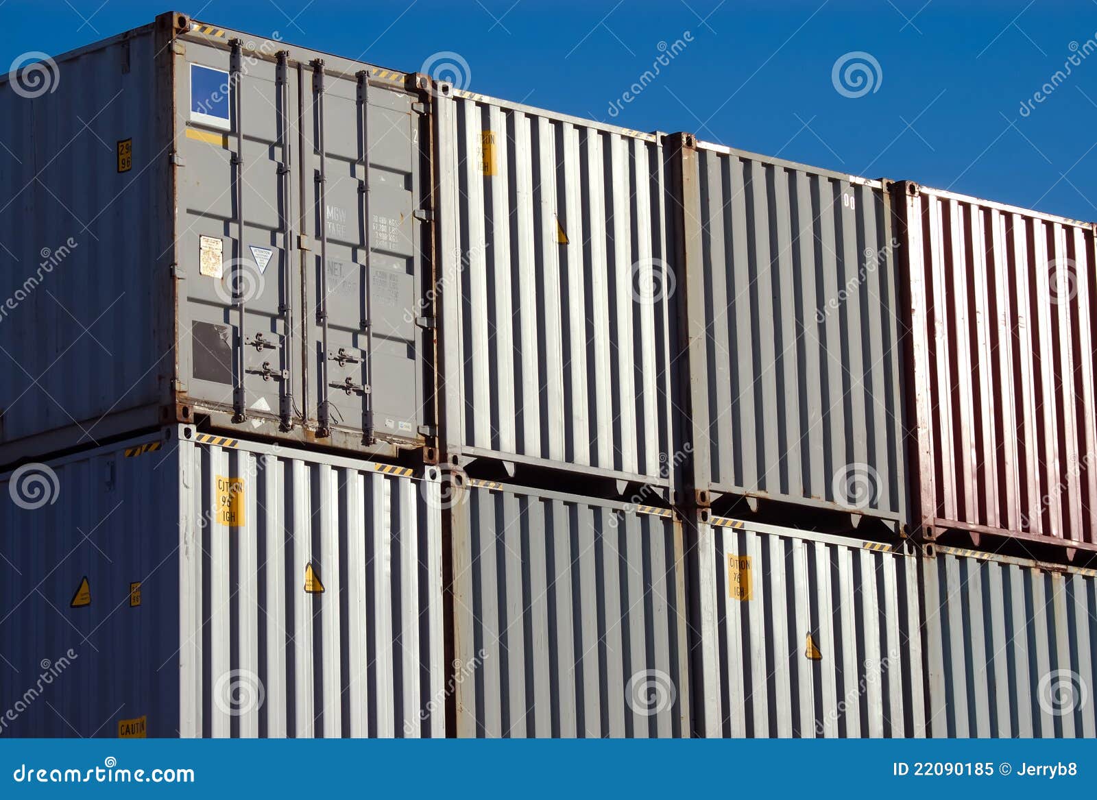 Shipping Container stock image. Image of stack, container - 22090185