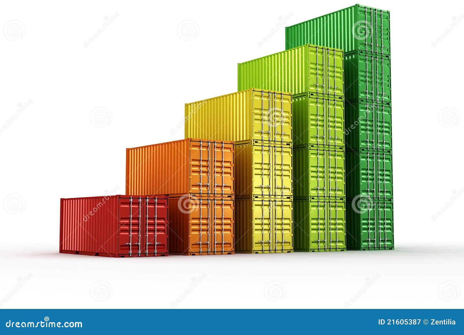 Shipping container chart stock illustration. Illustration of cargo ...