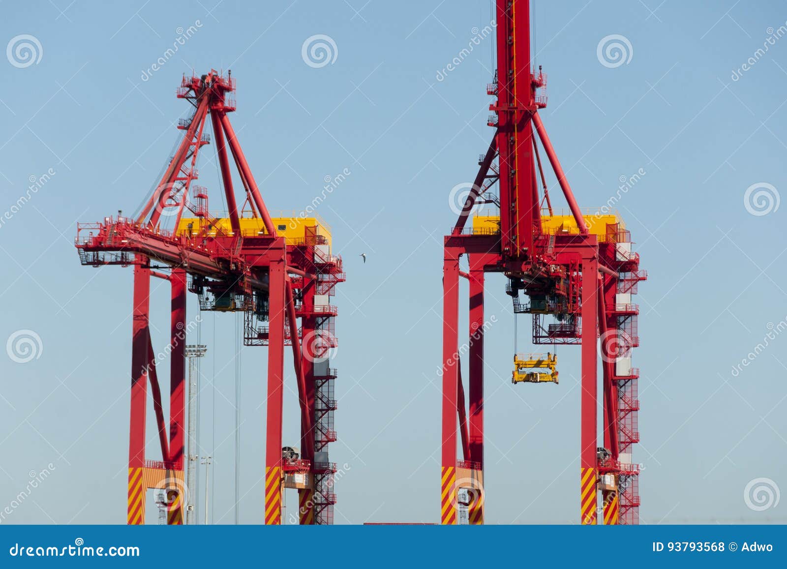 Shipping Container Cranes stock photo. Image of storage - 93793568