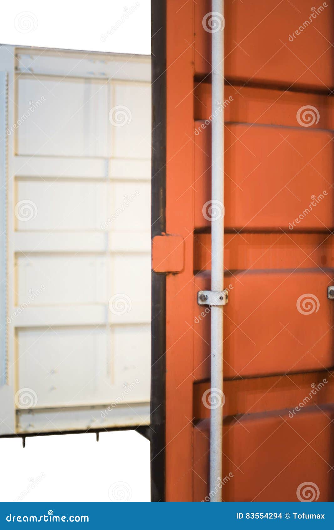 Shipping Container Door stock photo. Image of doors, industry - 83554294