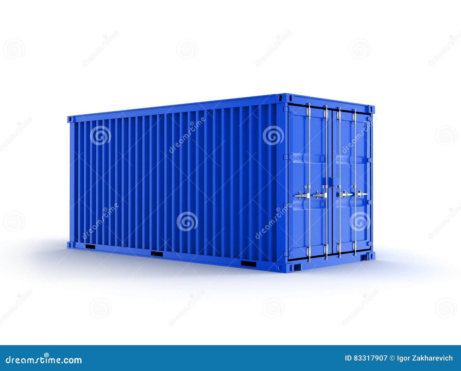 Shipping container stock illustration. Illustration of import - 83317907