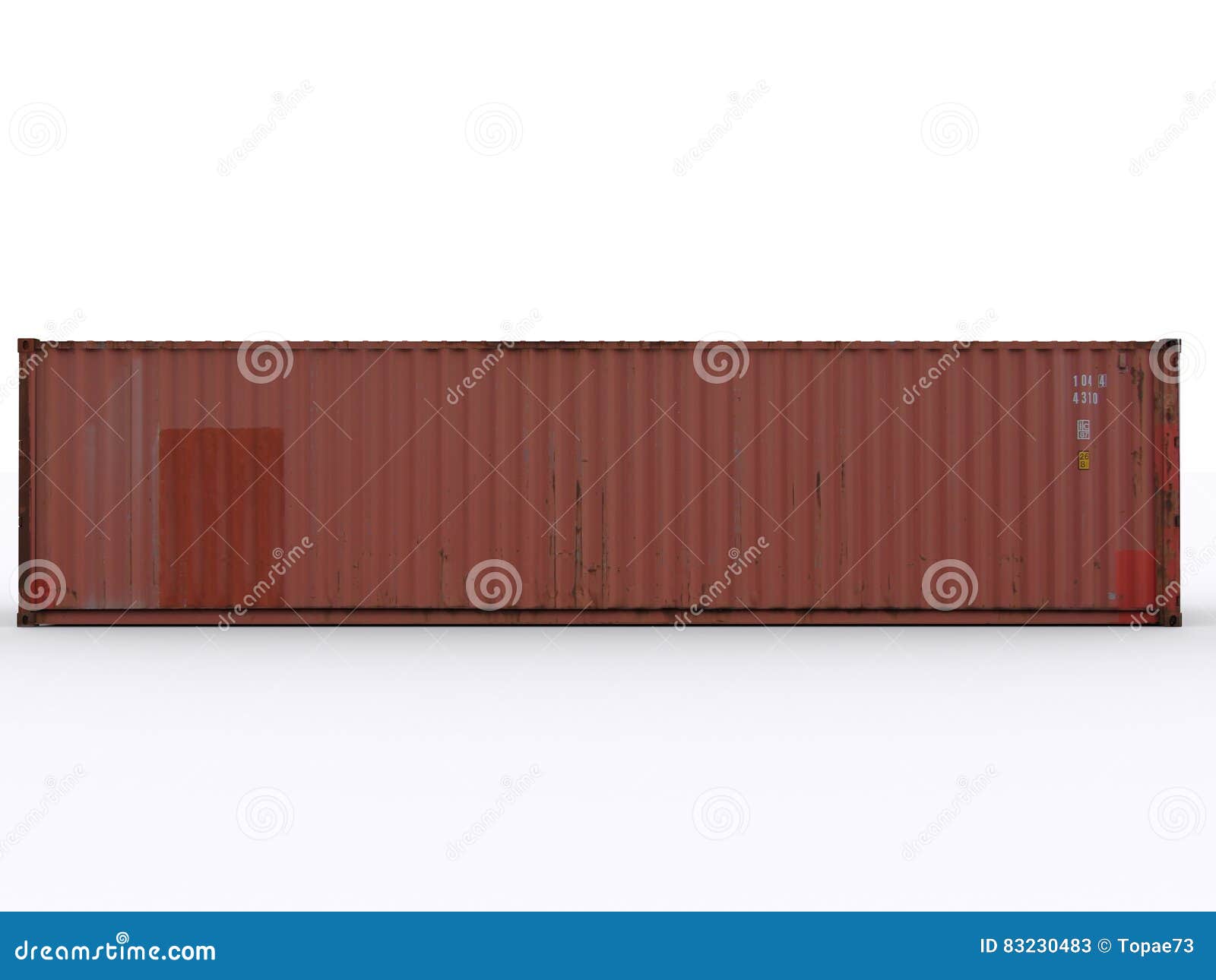 Shipping Container stock illustration. Illustration of port - 83230483