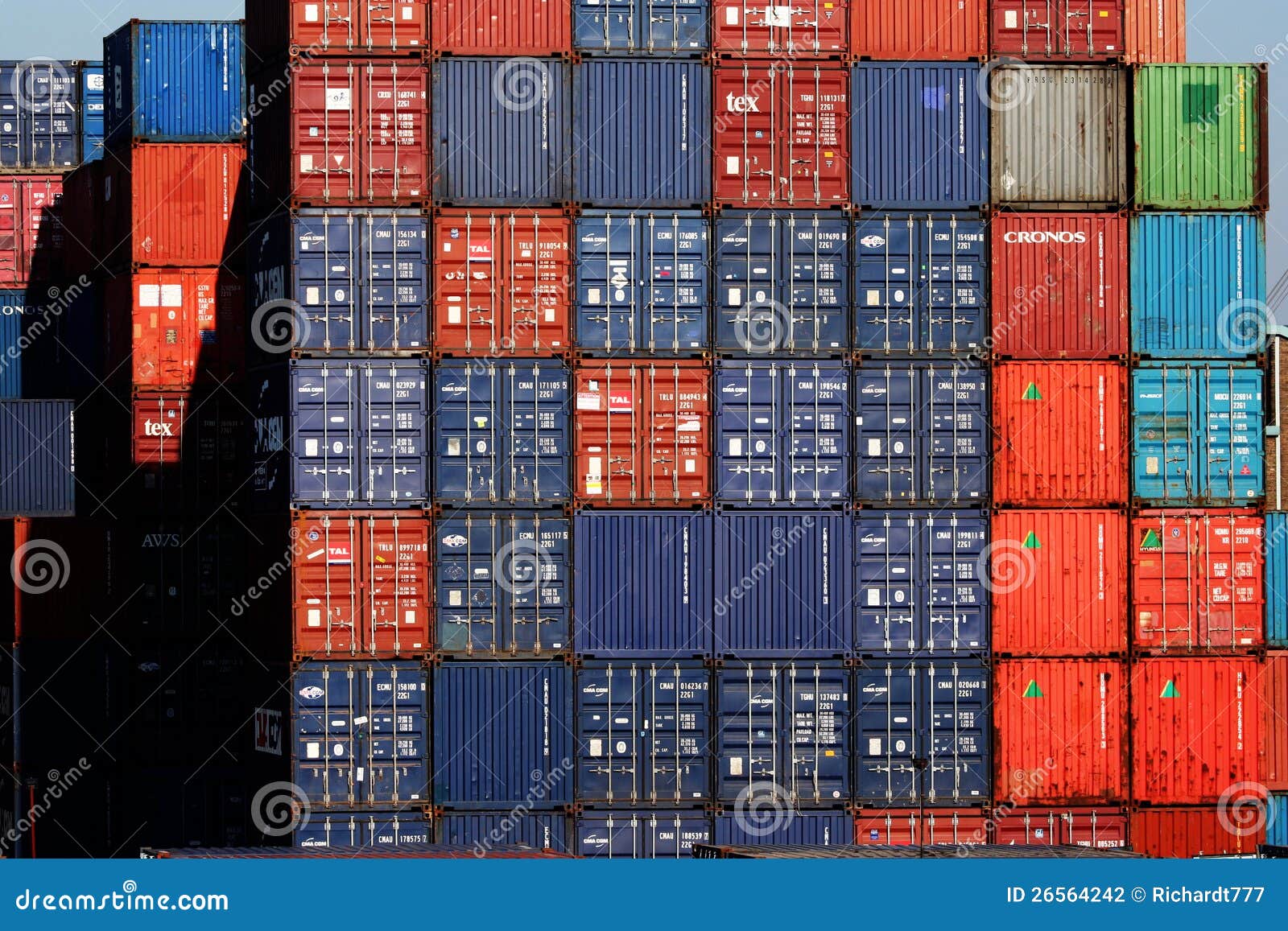 Shipping Containers editorial photography. Image of ship - 26564242