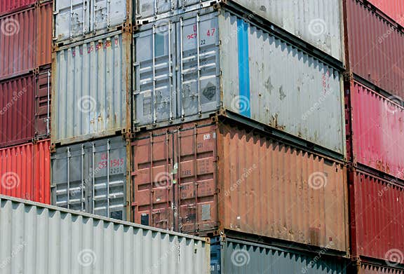Shipping containers stock photo. Image of bulk, domestic - 853286