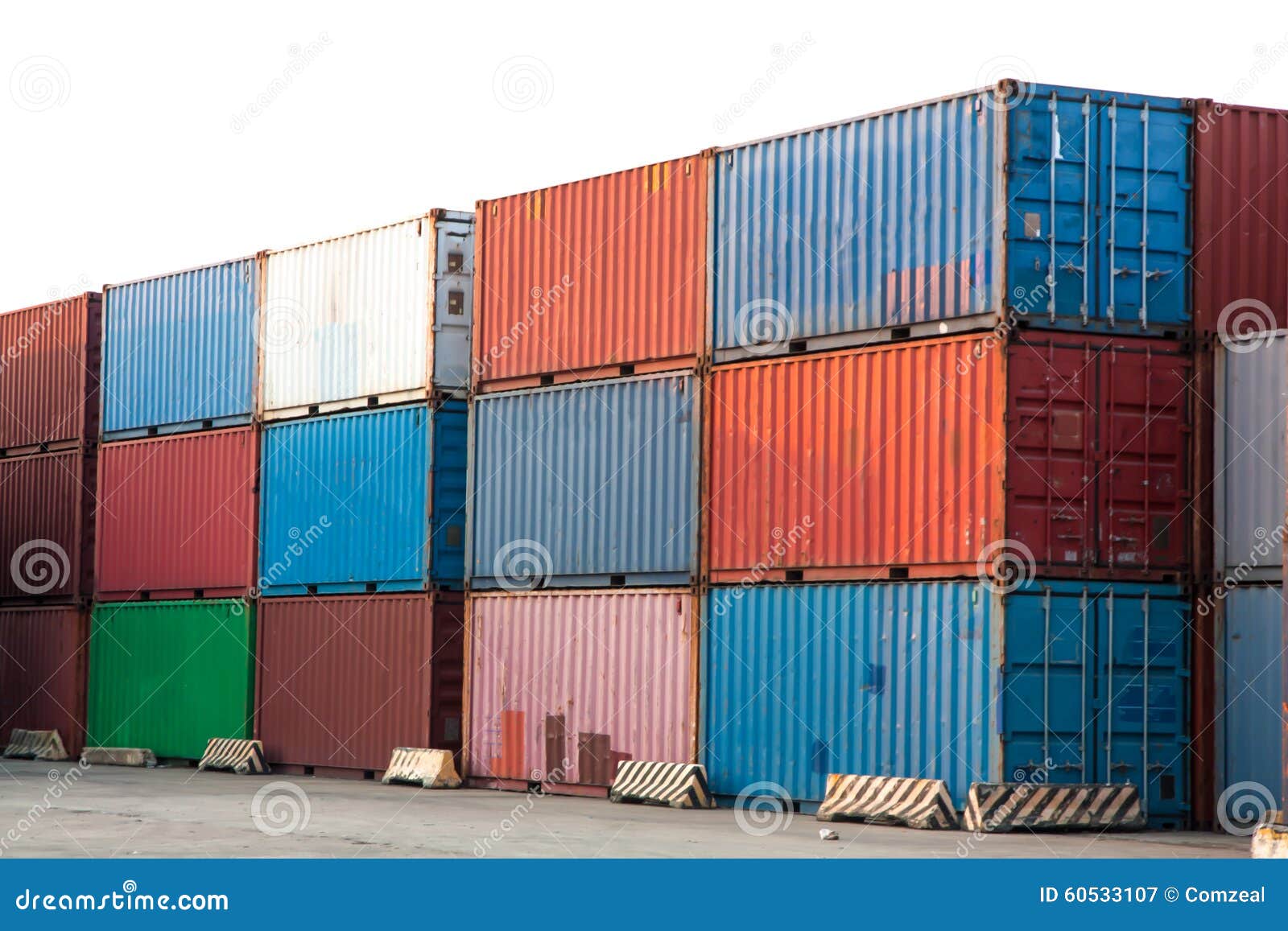 Shipping containers stock image. Image of transportation - 60533107