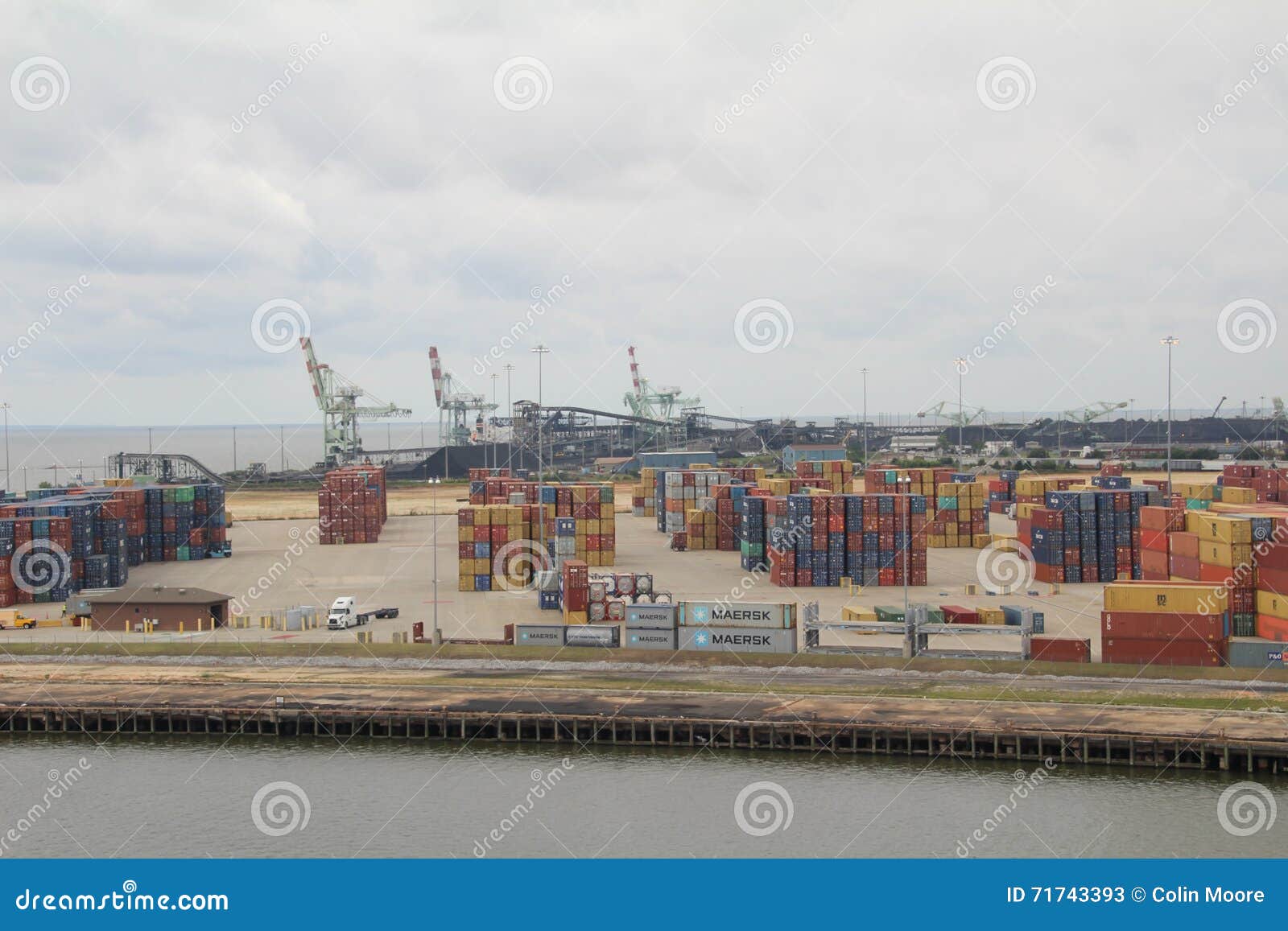 Shipping containers editorial stock photo. Image of shipping - 71743393