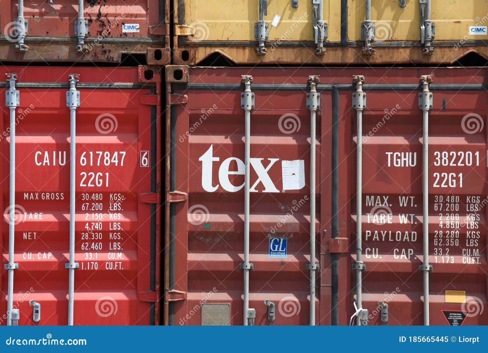 Shipping Containers Stacked at a Holding Platform. Editorial Image ...