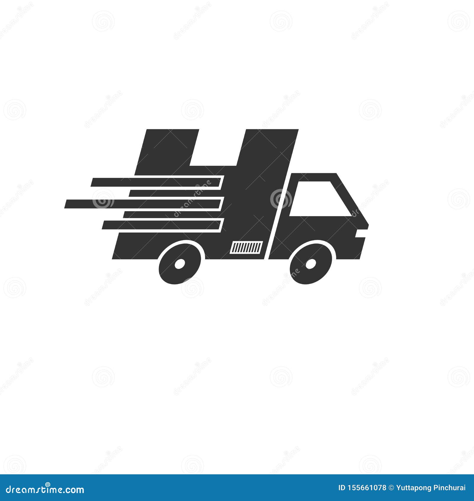 Shipping and Delivery of Web Icon Black. Symbol Graphic Vector ...