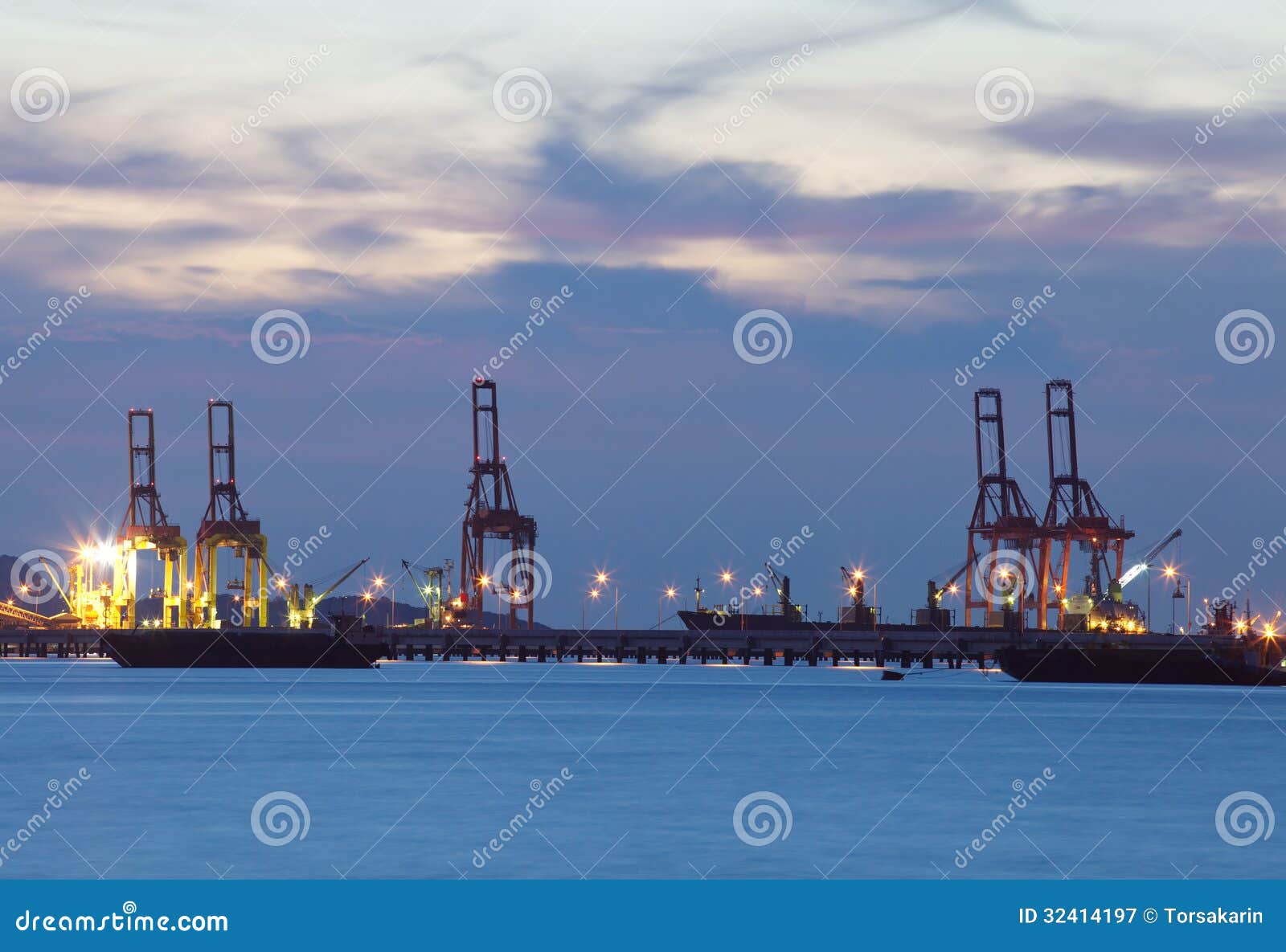 Shipping dock stock image. Image of loading, harbor, commercial - 32414197