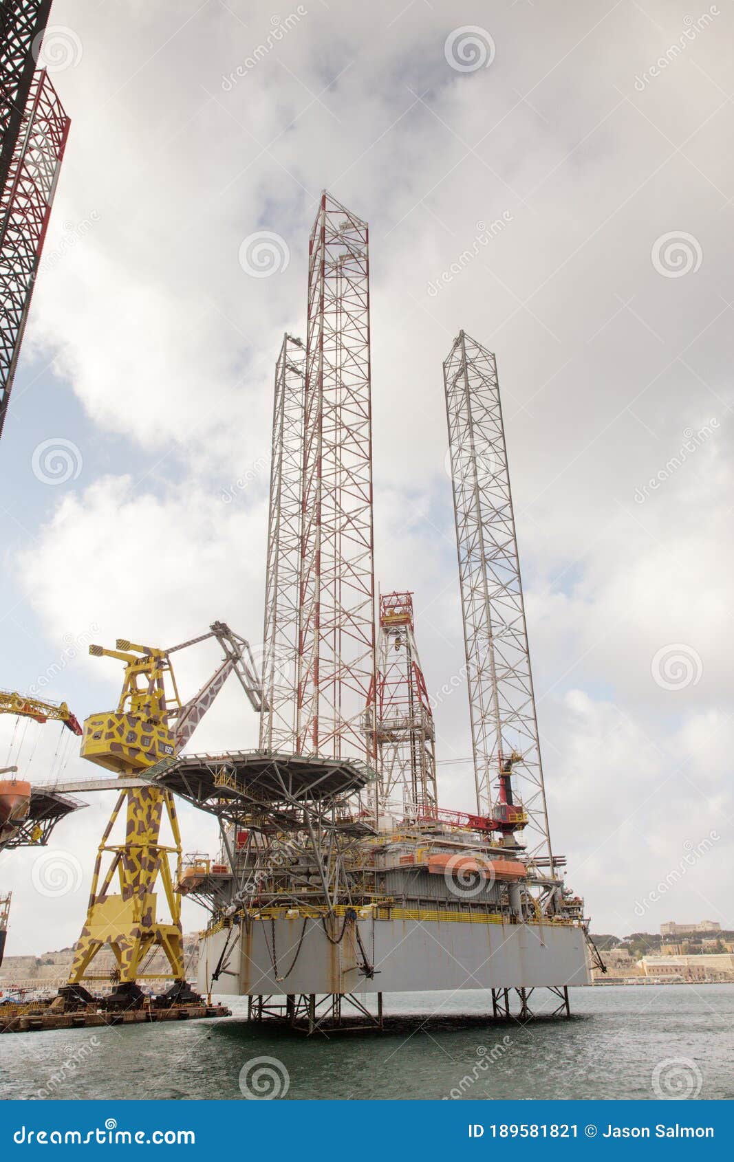 Shipping dockyard in malta editorial photo. Image of mediterranean ...