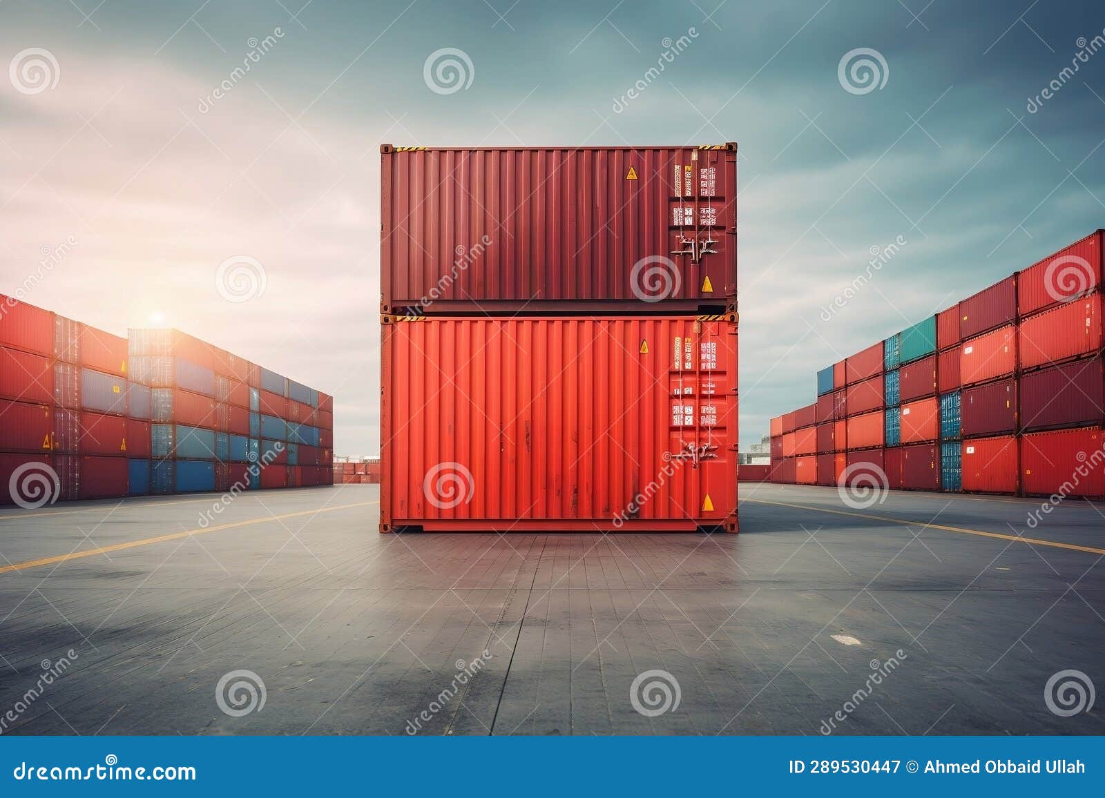 Shipping Efficiency: Capturing an Industrial Container in Global Trade ...