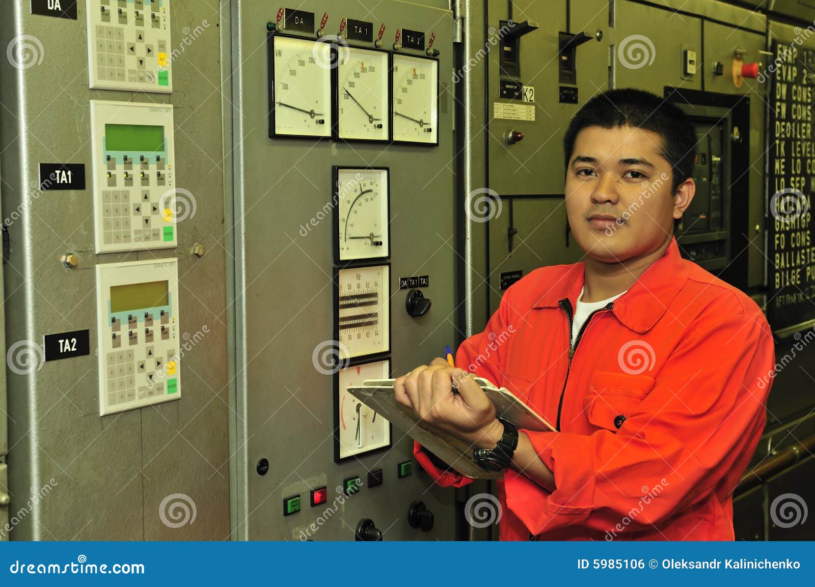 A shipping engineer stock photo. Image of careful, plan - 5985106