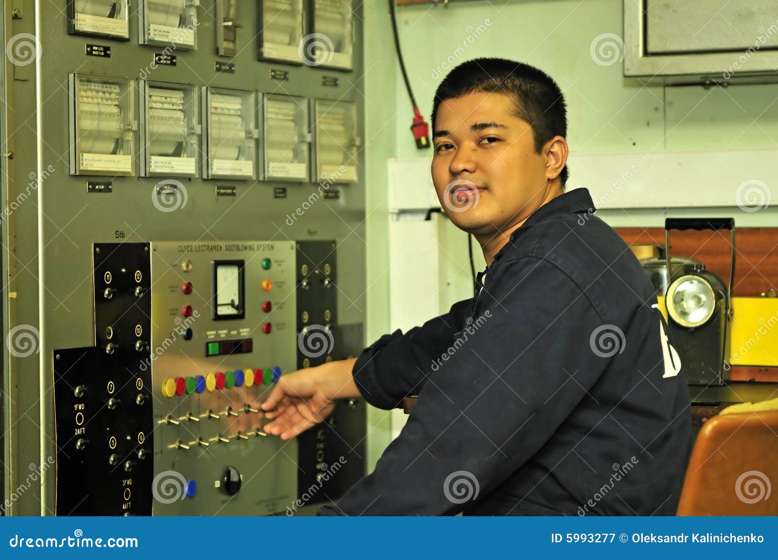 A shipping engineer stock image. Image of designer, control - 5993277