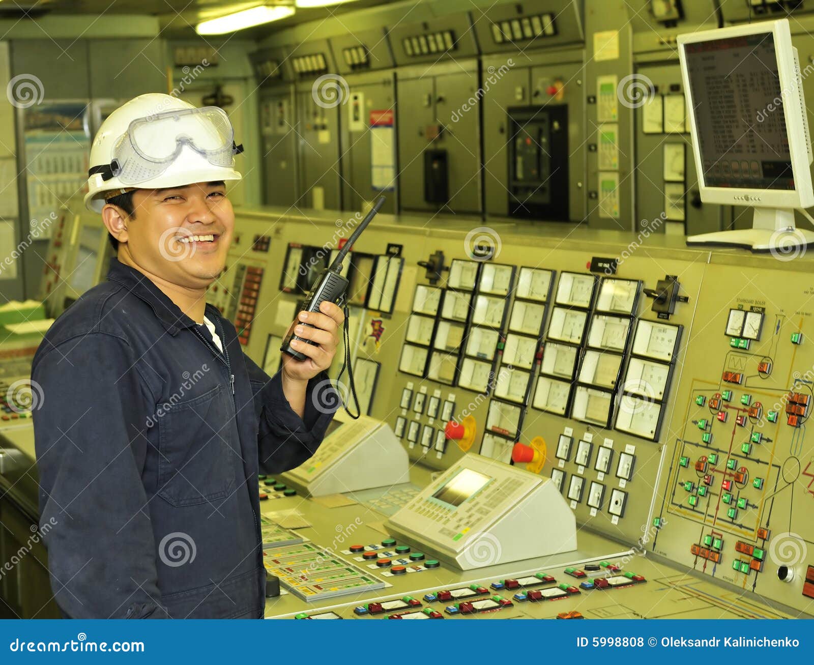 A shipping engineer stock photo. Image of occupation, close - 5998808