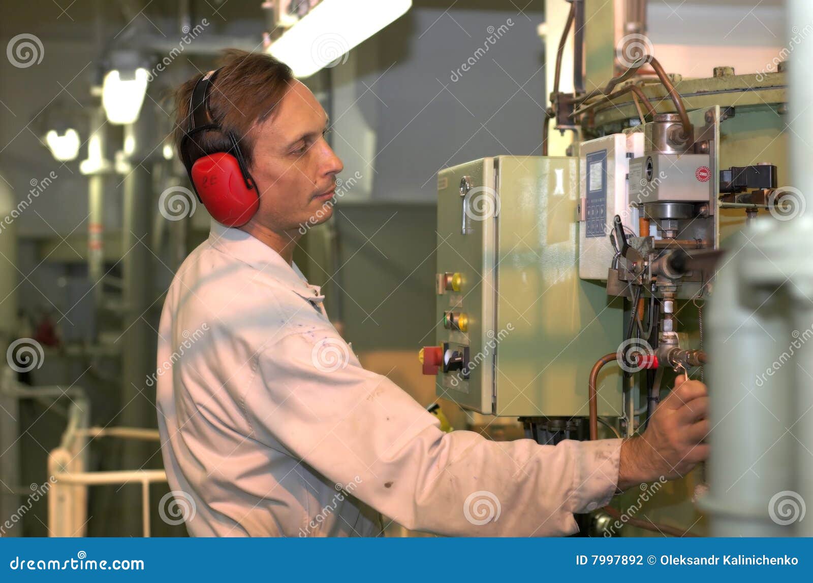 A shipping engineer stock photo. Image of engineer, boiler - 7997892
