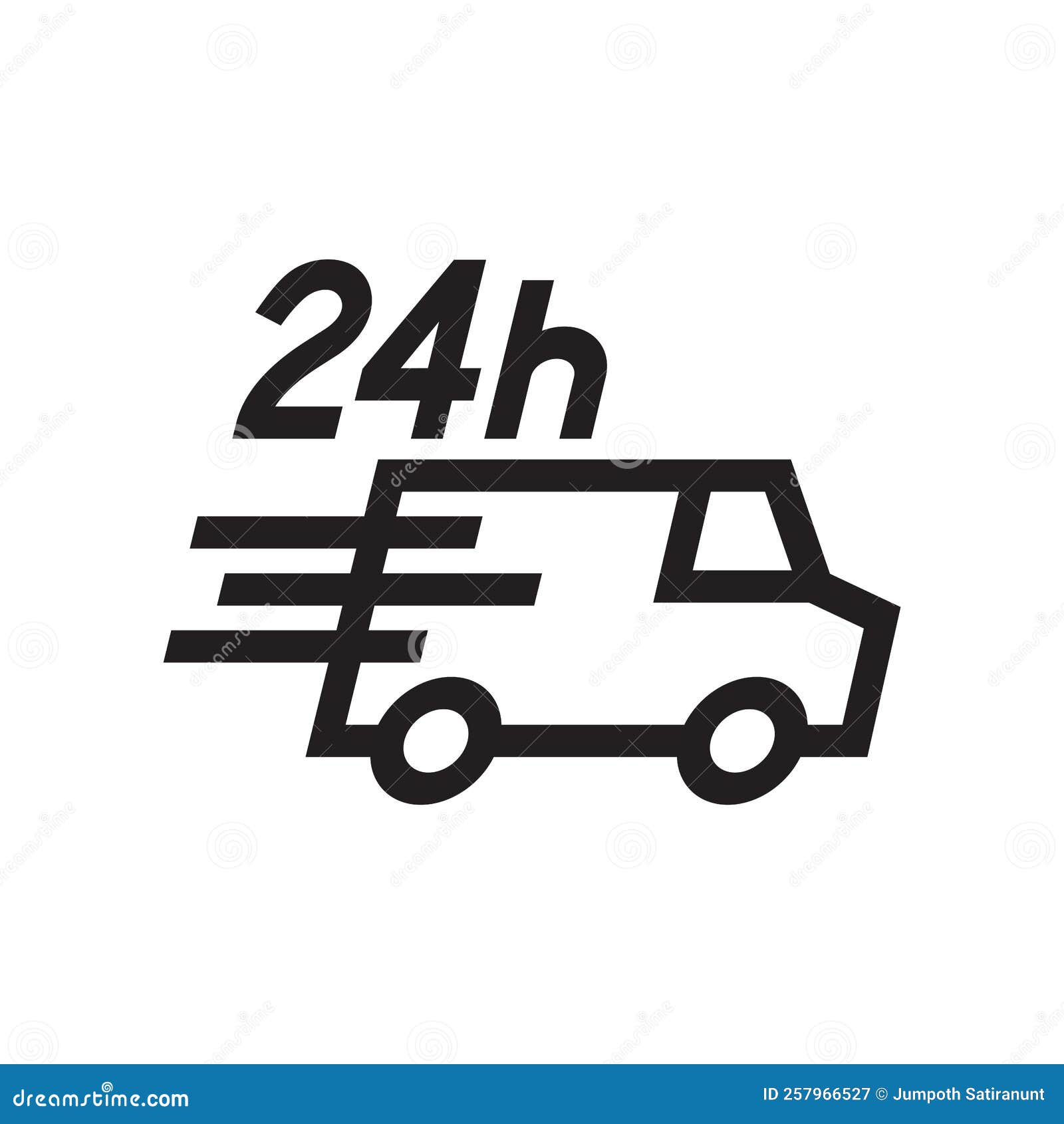 Shipping Fast Delivery 24h Van Icon Symbol, Pictogram Flat Design for ... Shipping Fast Delivery 24h Van Icon Symbol, Pictogram Flat Design for ...