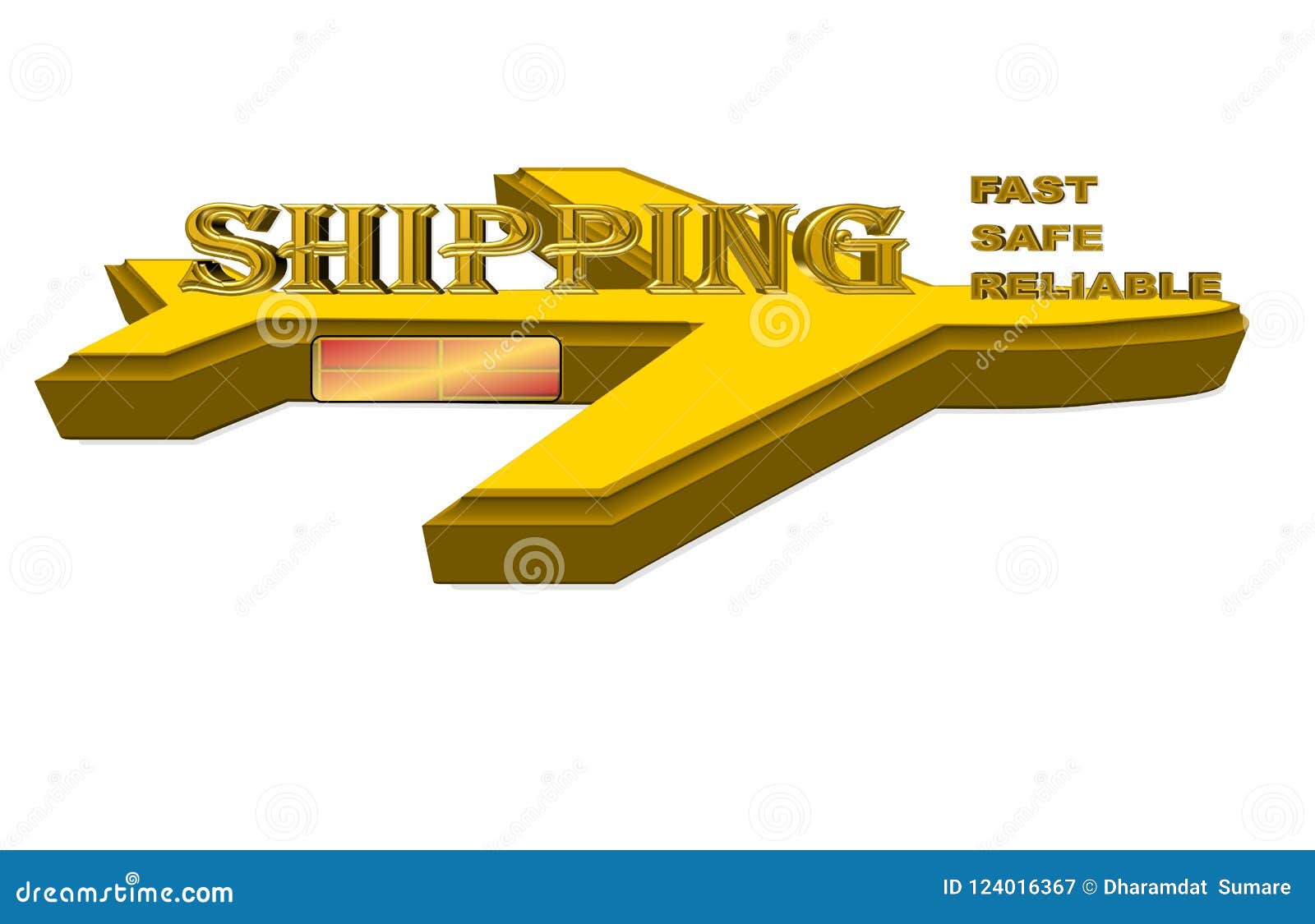 Shipping- Fast, Safe and Reliable Stock Image - Illustration of circle ...