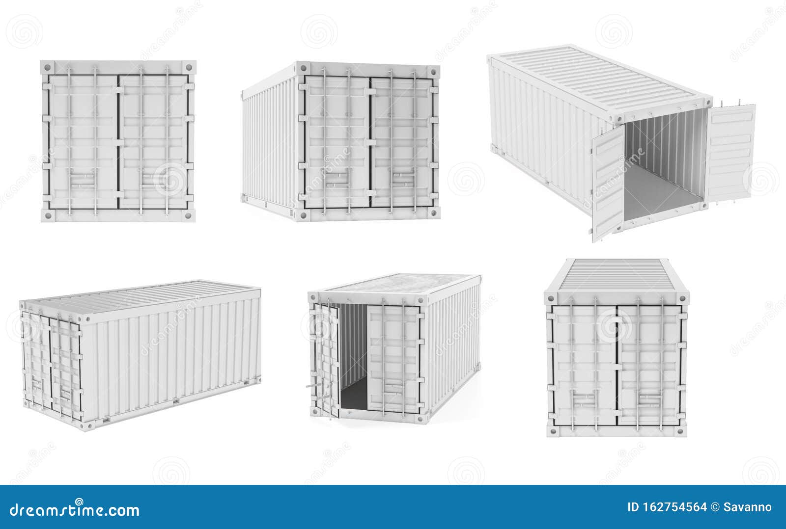 Intermodal Container Icon Cartoon Vector | CartoonDealer.com #200419471