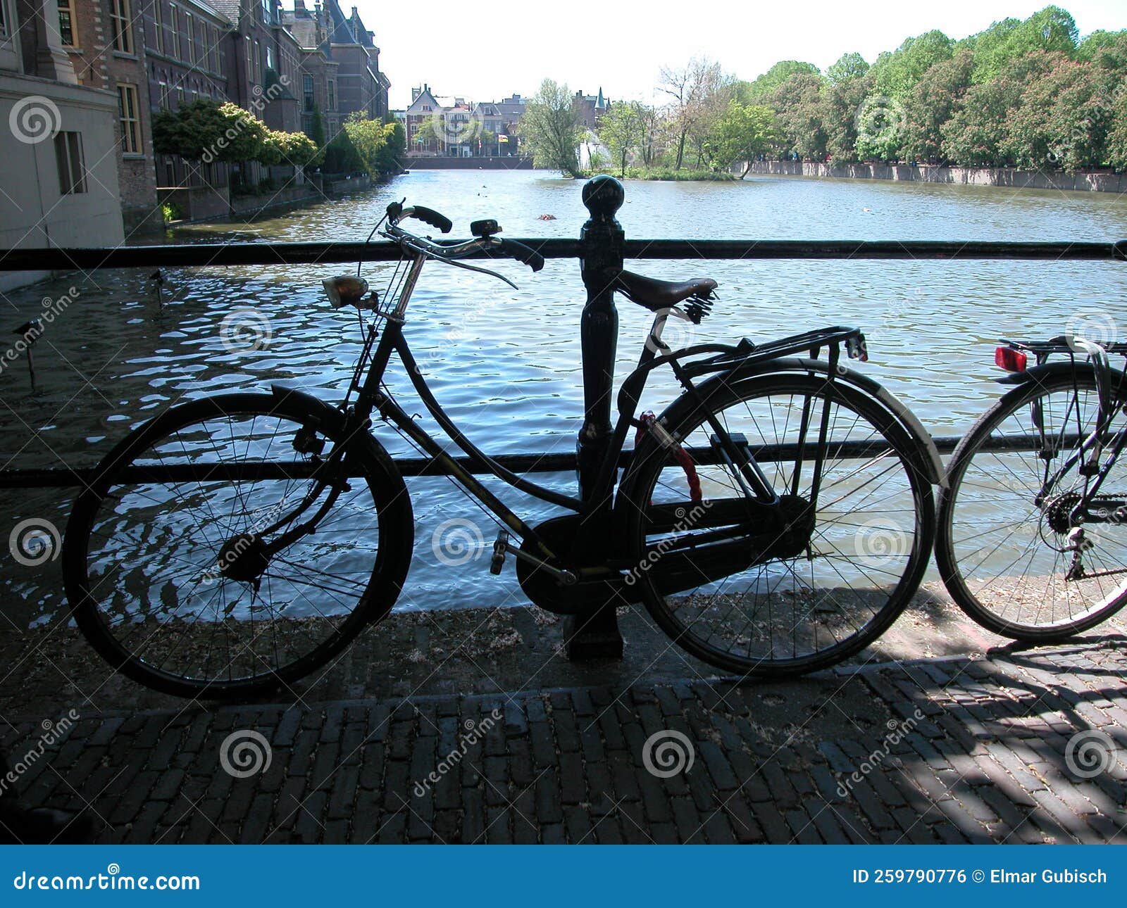 Shipping on a Gracht or Canal in Amsterdam Stock Photo - Image of ...
