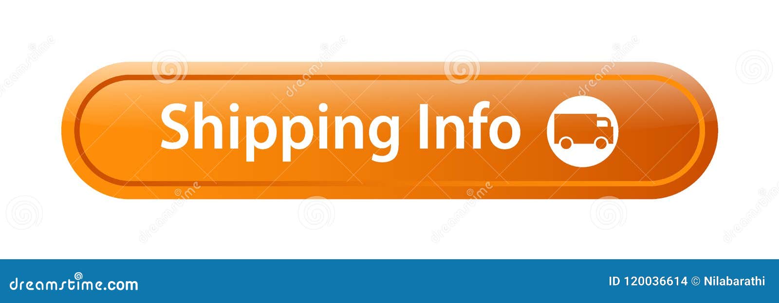 Shipping Info Icon Web Button Stock Illustration - Illustration of ...