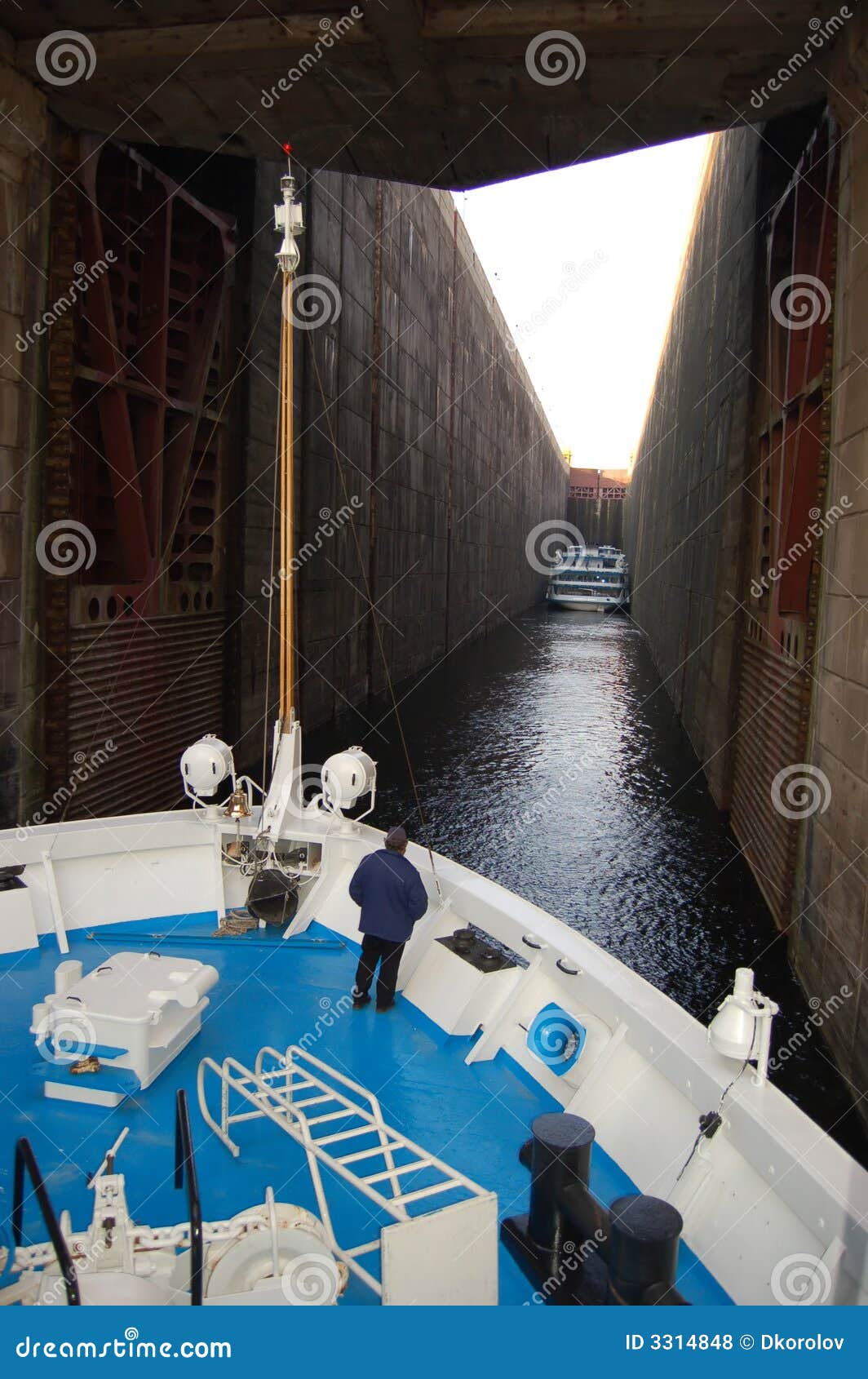 Shipping lock stock photo. Image of canal, shipping, gate - 3314848