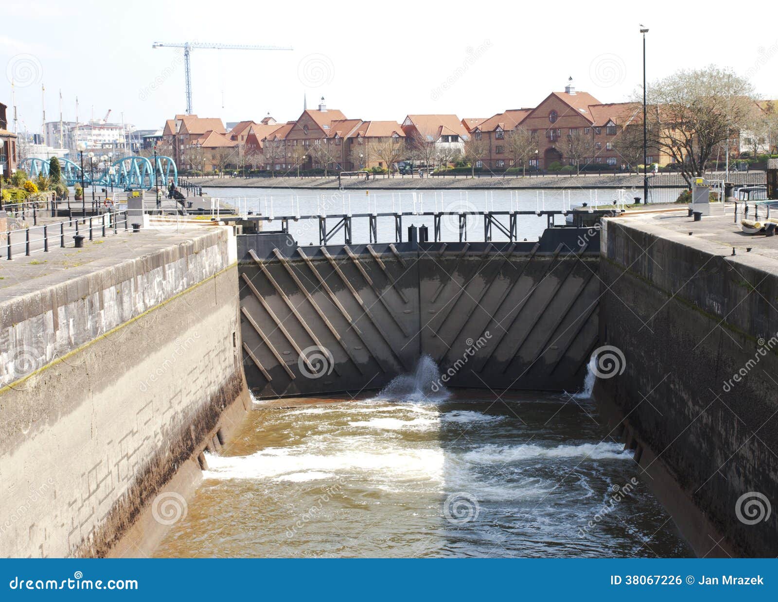 Shipping Lock Chamber On-water Gates Royalty-Free Stock Photography ...