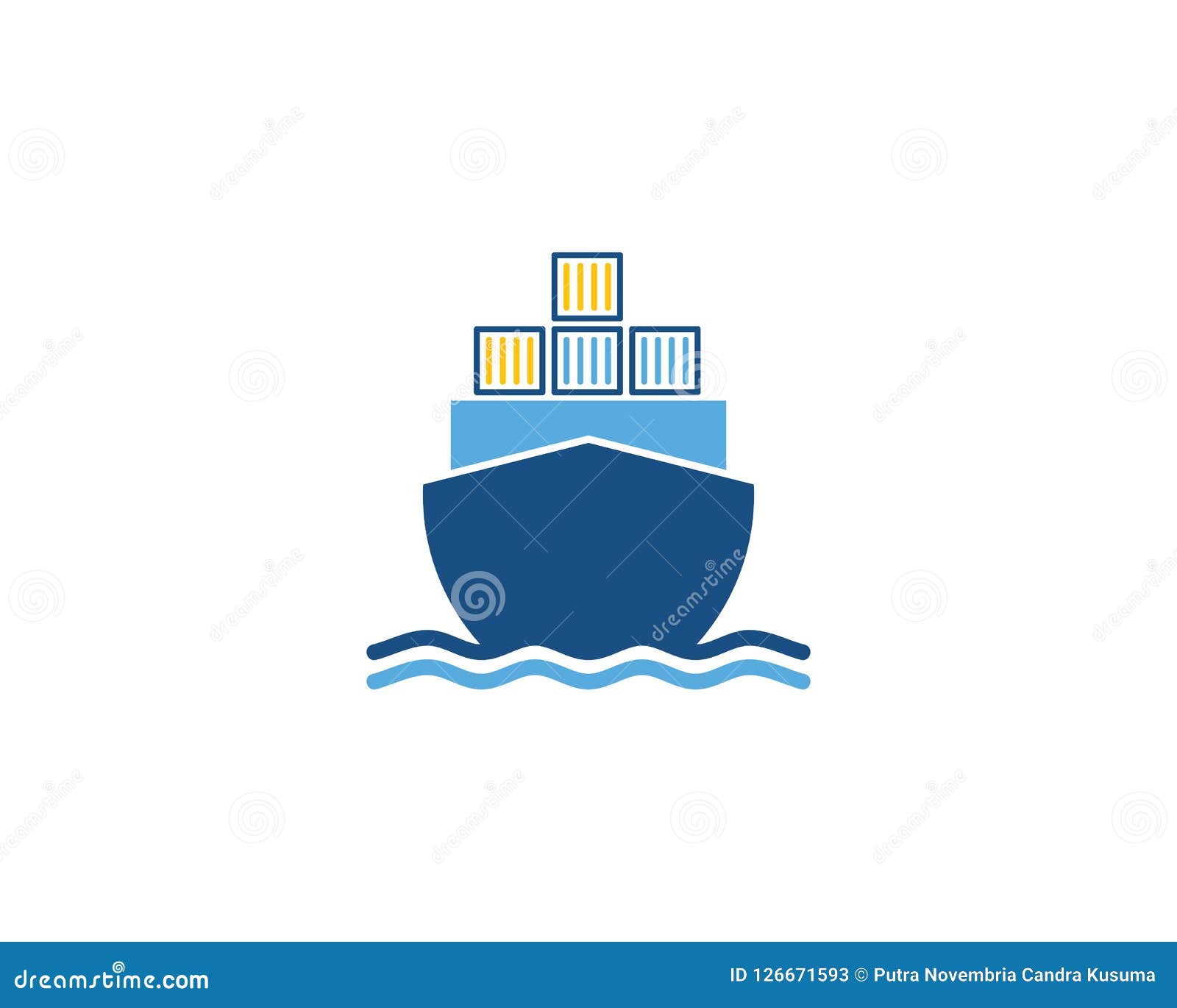 Shipping Logistic Logo Icon Design Stock Vector - Illustration of ...