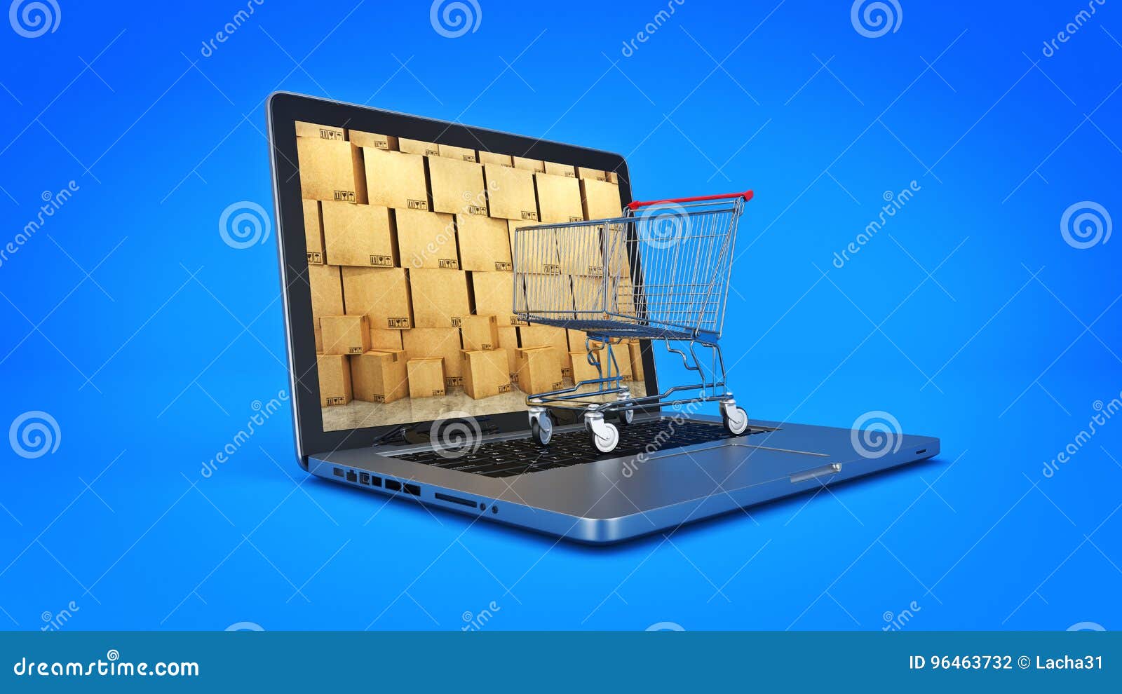 Shipping and Logistics Concept. Stock Illustration - Illustration of ...